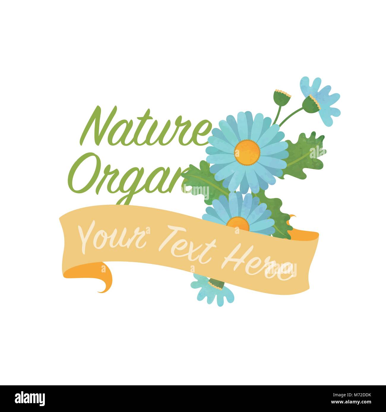 Colorful watercolor texture vector nature botanic garden flower banner ...