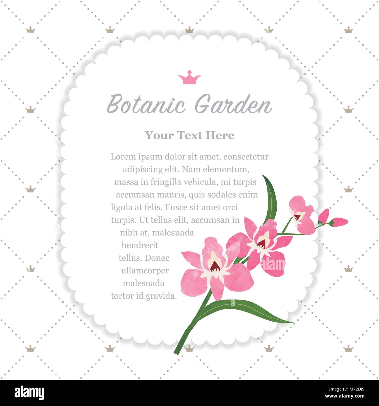 Colorful watercolor texture vector nature botanic garden memo frame ...