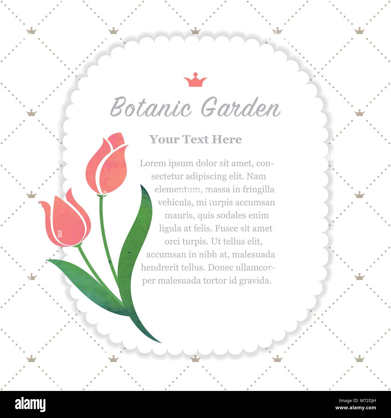 Colorful watercolor texture vector nature botanic garden memo frame ...