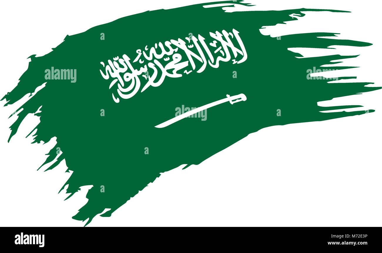 Saudi Arabia flag, vector illustration Stock Vector Image & Art - Alamy