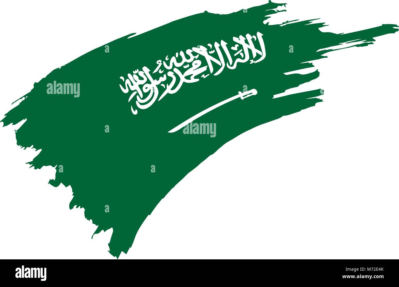 Saudi Arabia flag, vector illustration Stock Vector Image & Art - Alamy