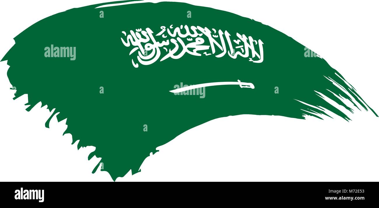 Saudi Arabia flag, vector illustration Stock Vector Image & Art - Alamy
