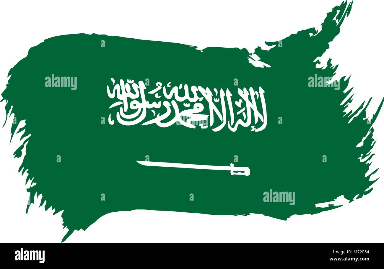 Saudi Arabia flag, vector illustration Stock Vector Image & Art - Alamy