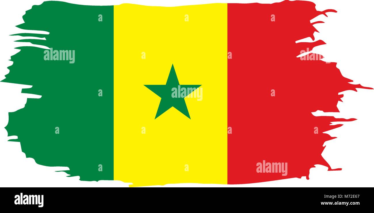Senegal brush stroke Stock Vector Images - Alamy