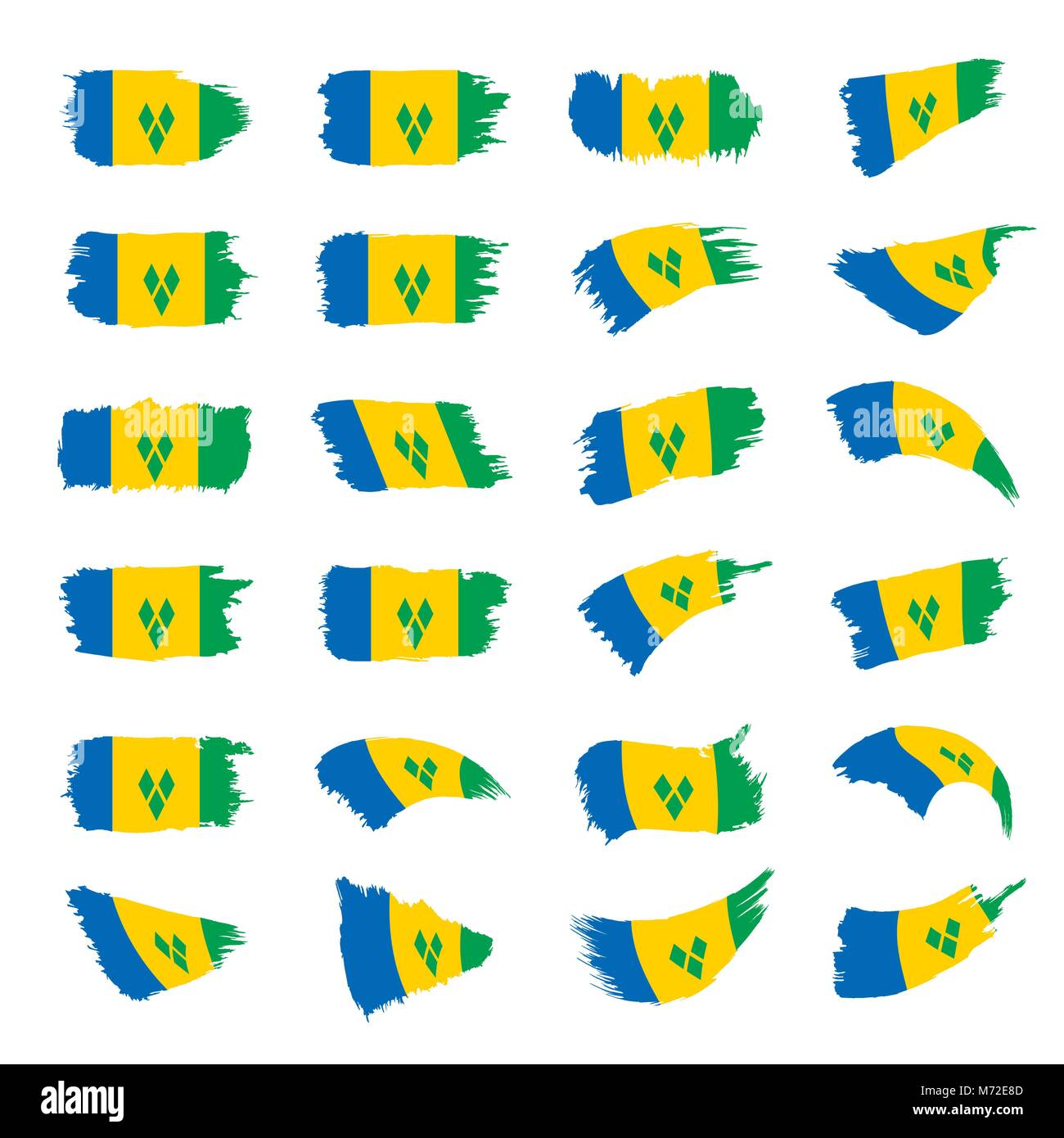 International flag saint vincent grenadines Stock Vector Images - Alamy