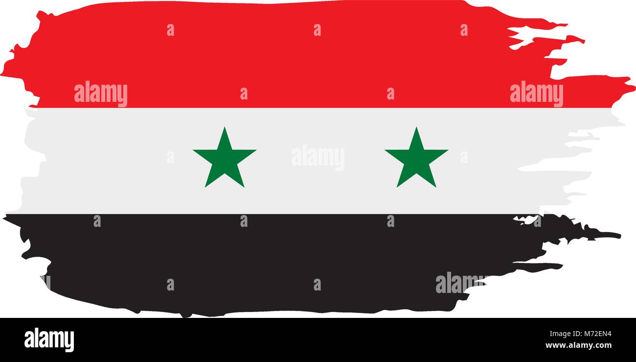 Syria flag brush stroke hi-res stock photography and images - Alamy
