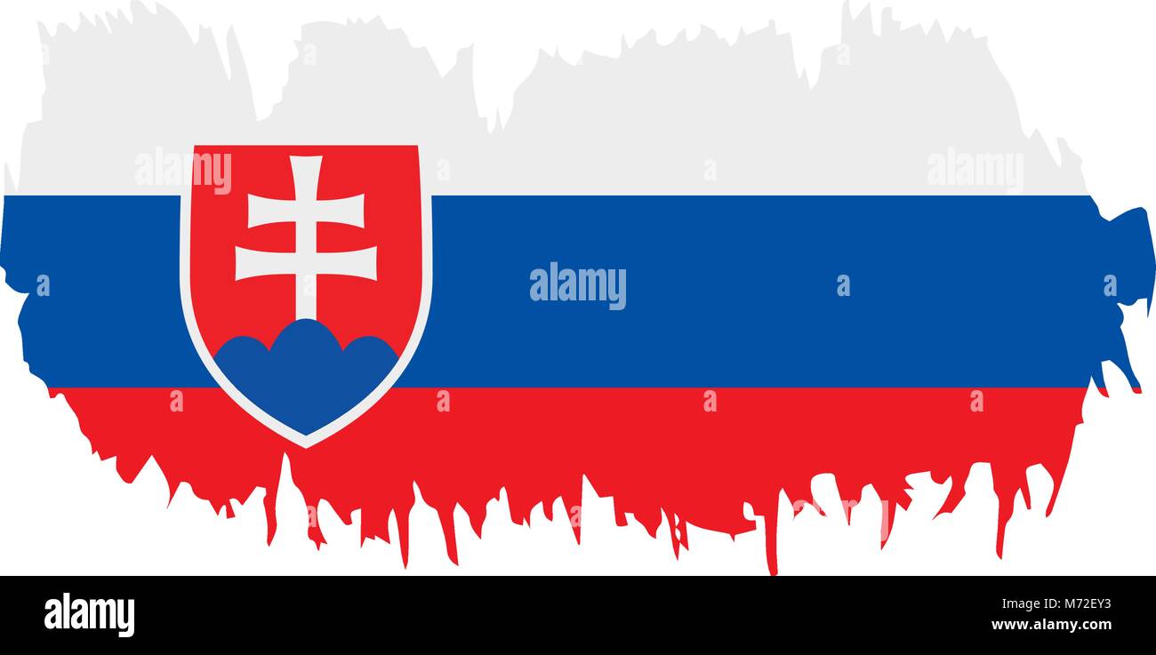 Slovakia flag, vector illustration Stock Vector Image & Art - Alamy