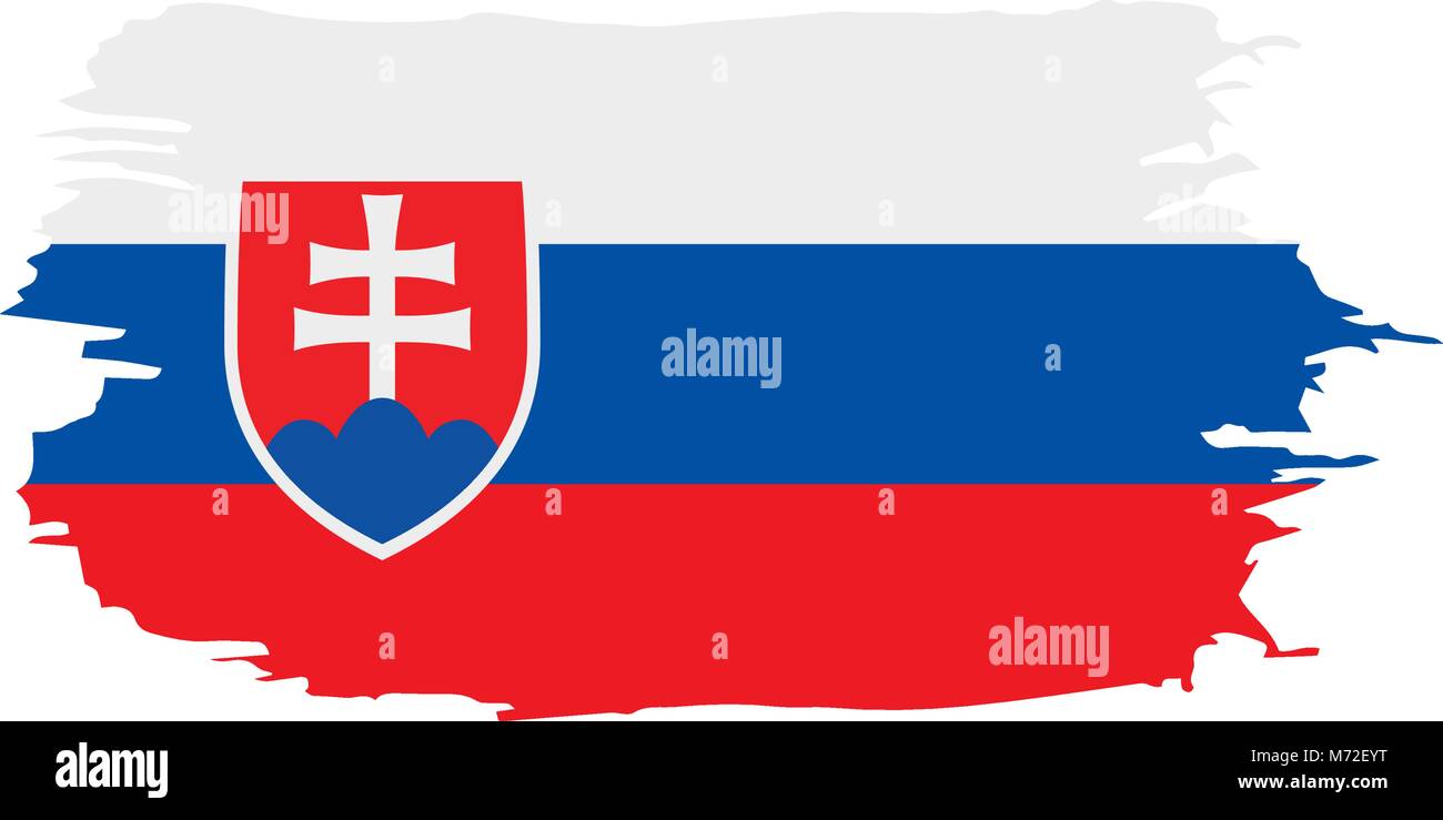 Slovakia flag, vector illustration Stock Vector Image & Art - Alamy