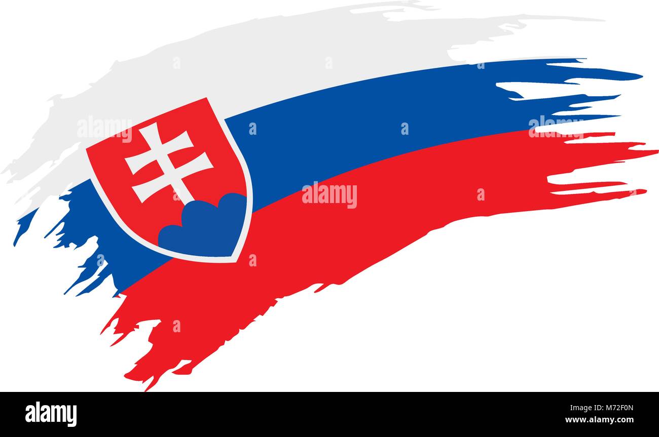 Slovakia flag, vector illustration Stock Vector Image & Art - Alamy