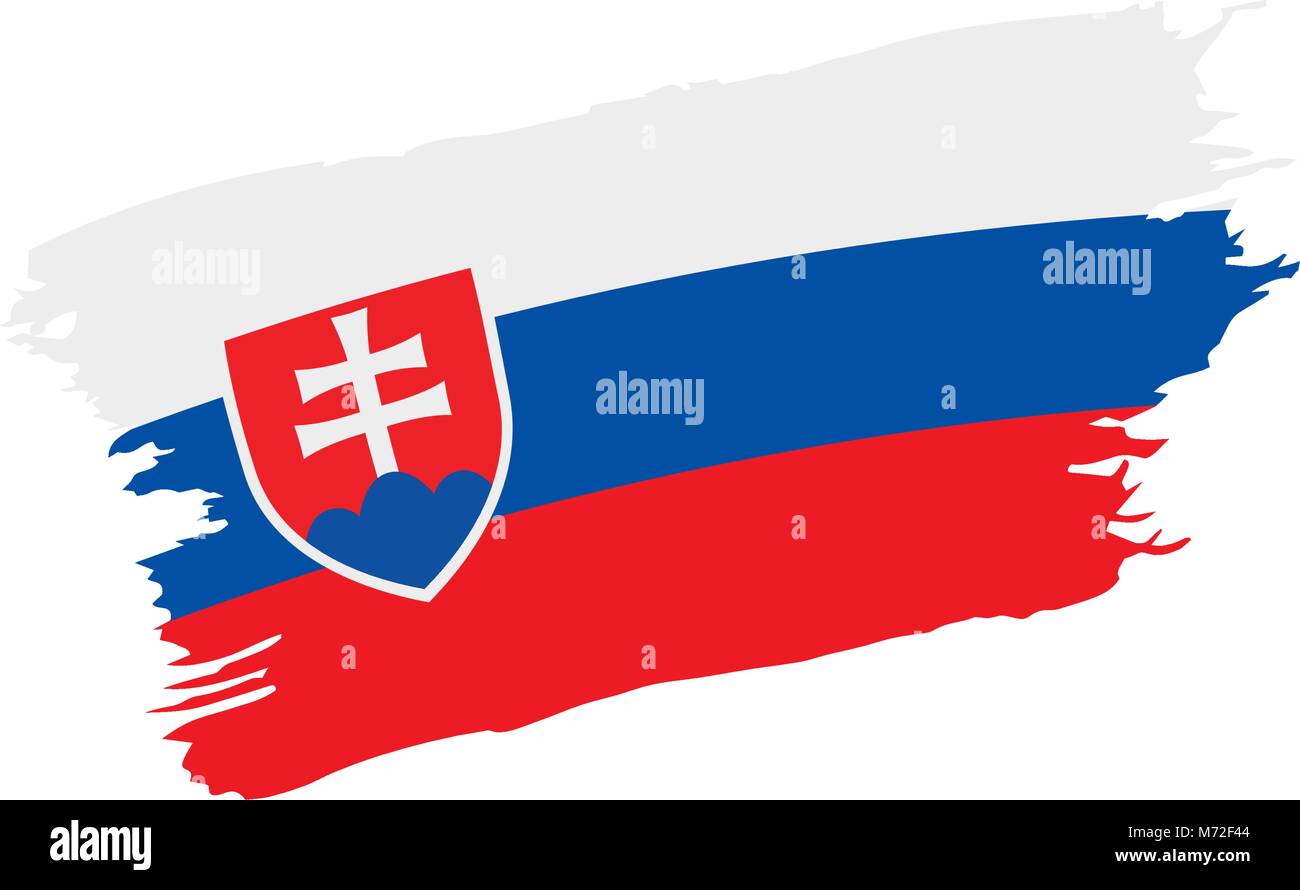 Slovakia flag, vector illustration Stock Vector Image & Art - Alamy
