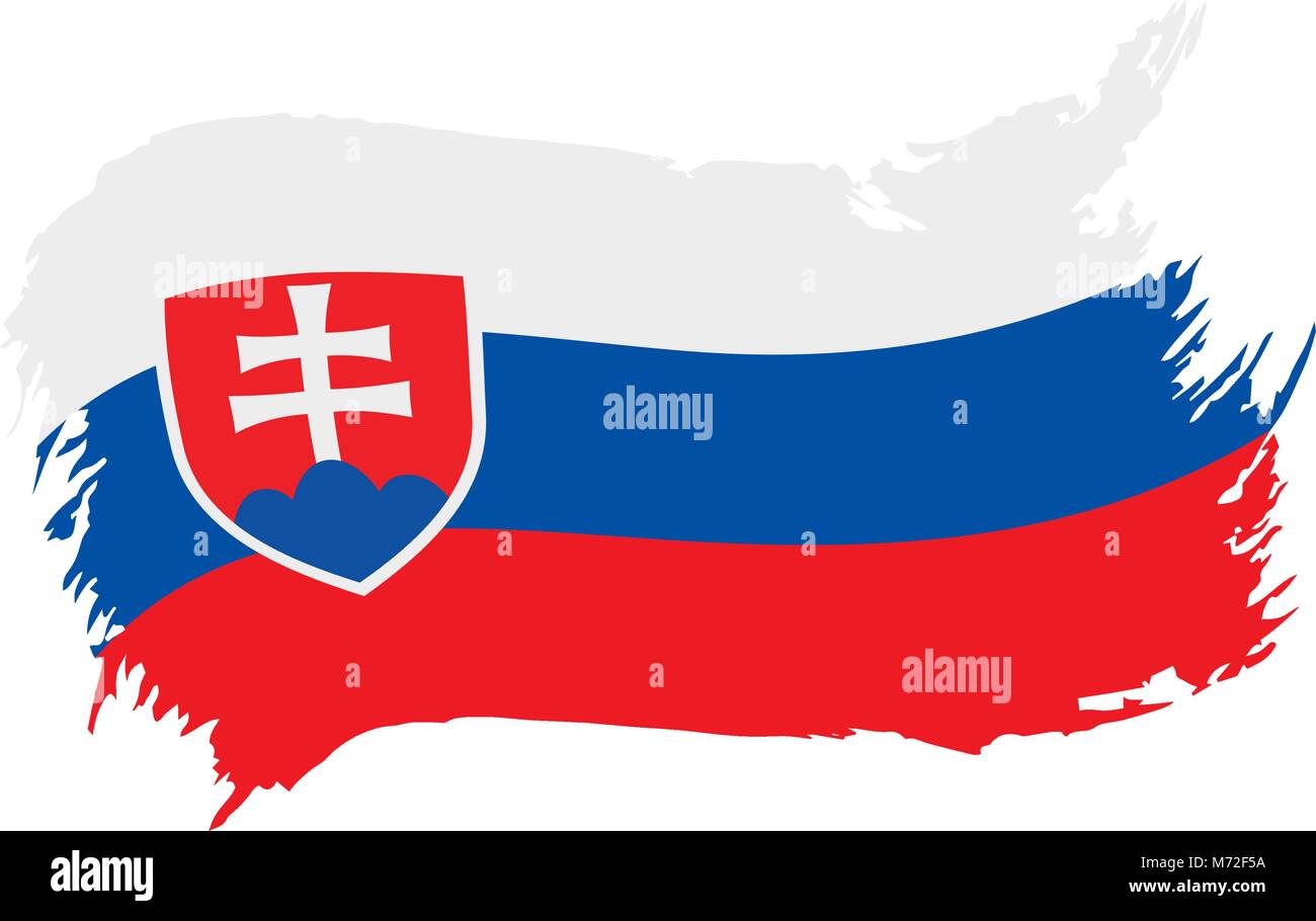 Slovakia flag, vector illustration Stock Vector Image & Art - Alamy