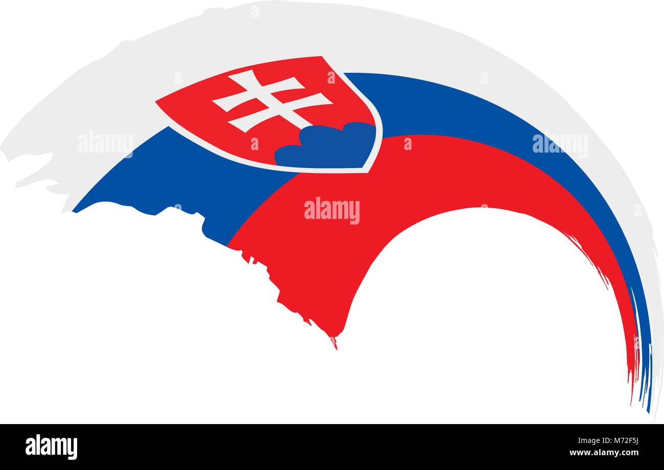 Slovakia flag, vector illustration Stock Vector Image & Art - Alamy