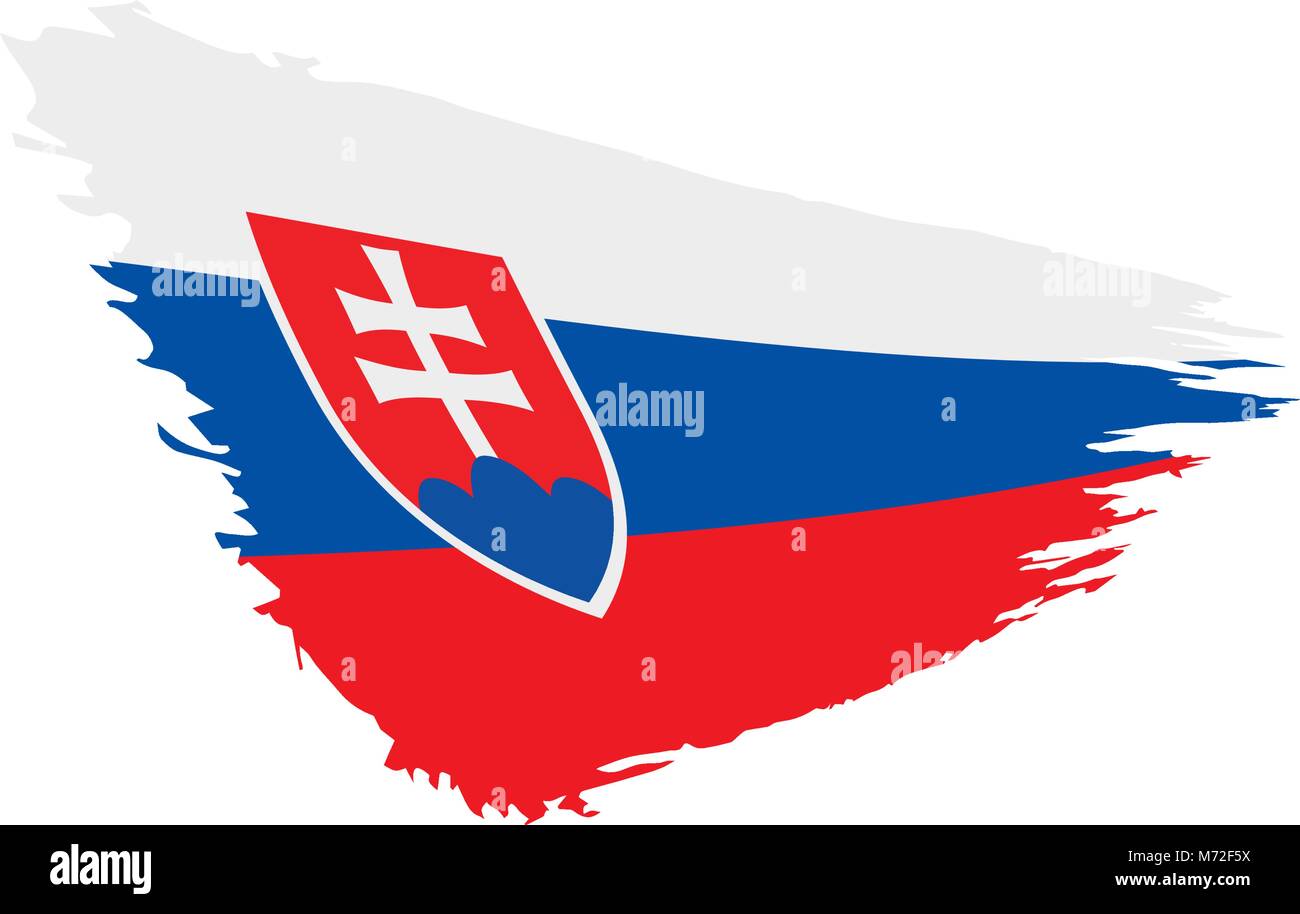 Slovakia flag, vector illustration Stock Vector Image & Art - Alamy