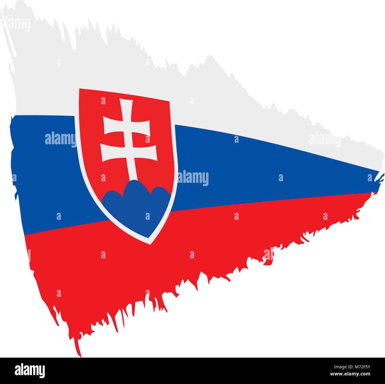 Slovakia flag, vector illustration Stock Vector Image & Art - Alamy