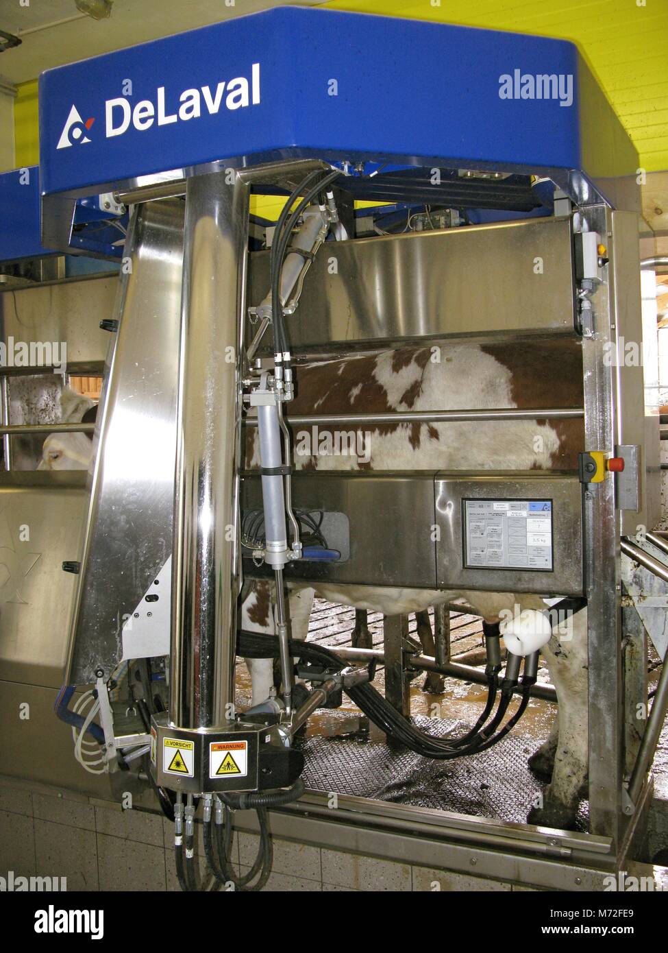 Milk robot 1 Stock Photo - Alamy