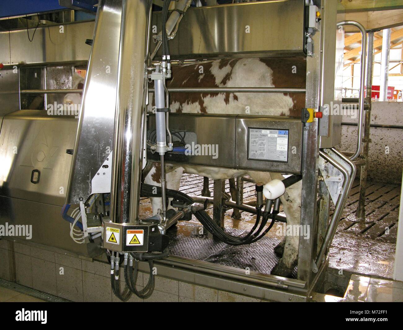 Milk robot 2 Stock Photo - Alamy