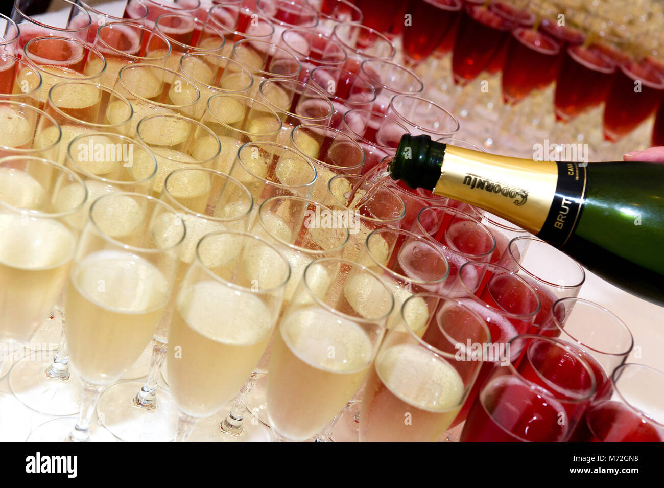 Celebration Wedding Drinks Stock Photo - Alamy