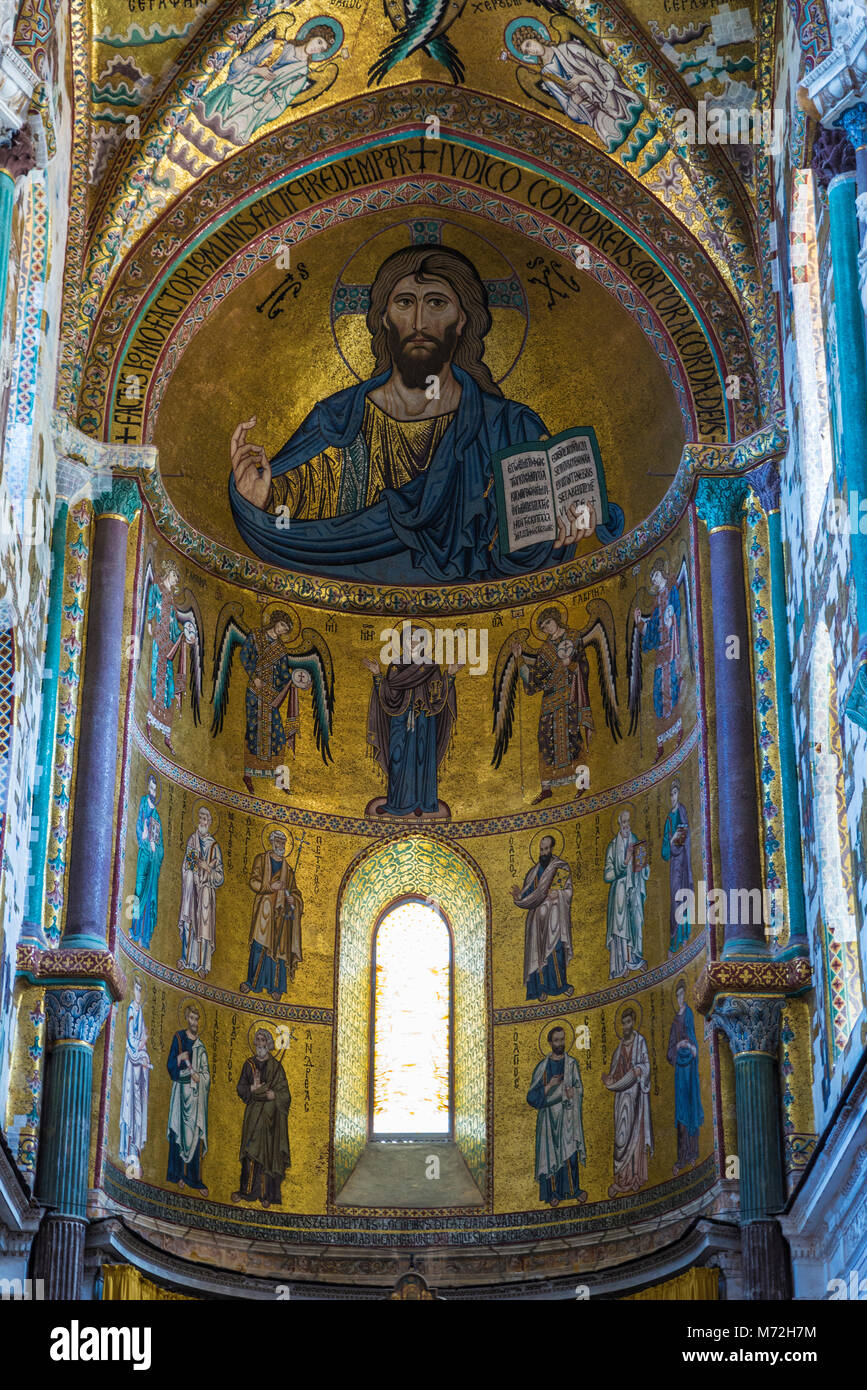 Christ pantocrator cefalu hi-res stock photography and images - Alamy