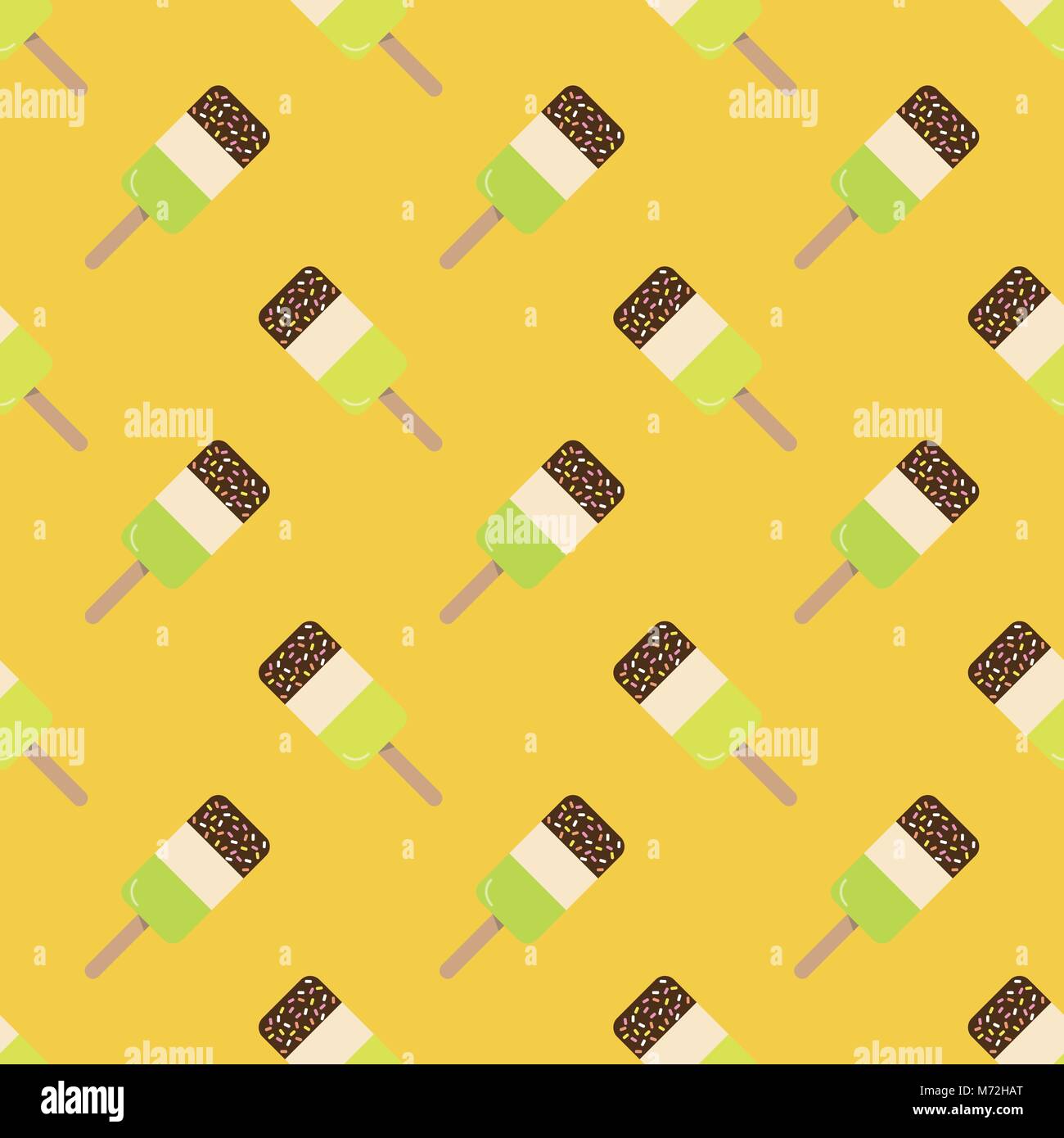 Seamless background image colorful watercolor texture popsicle pattern ...