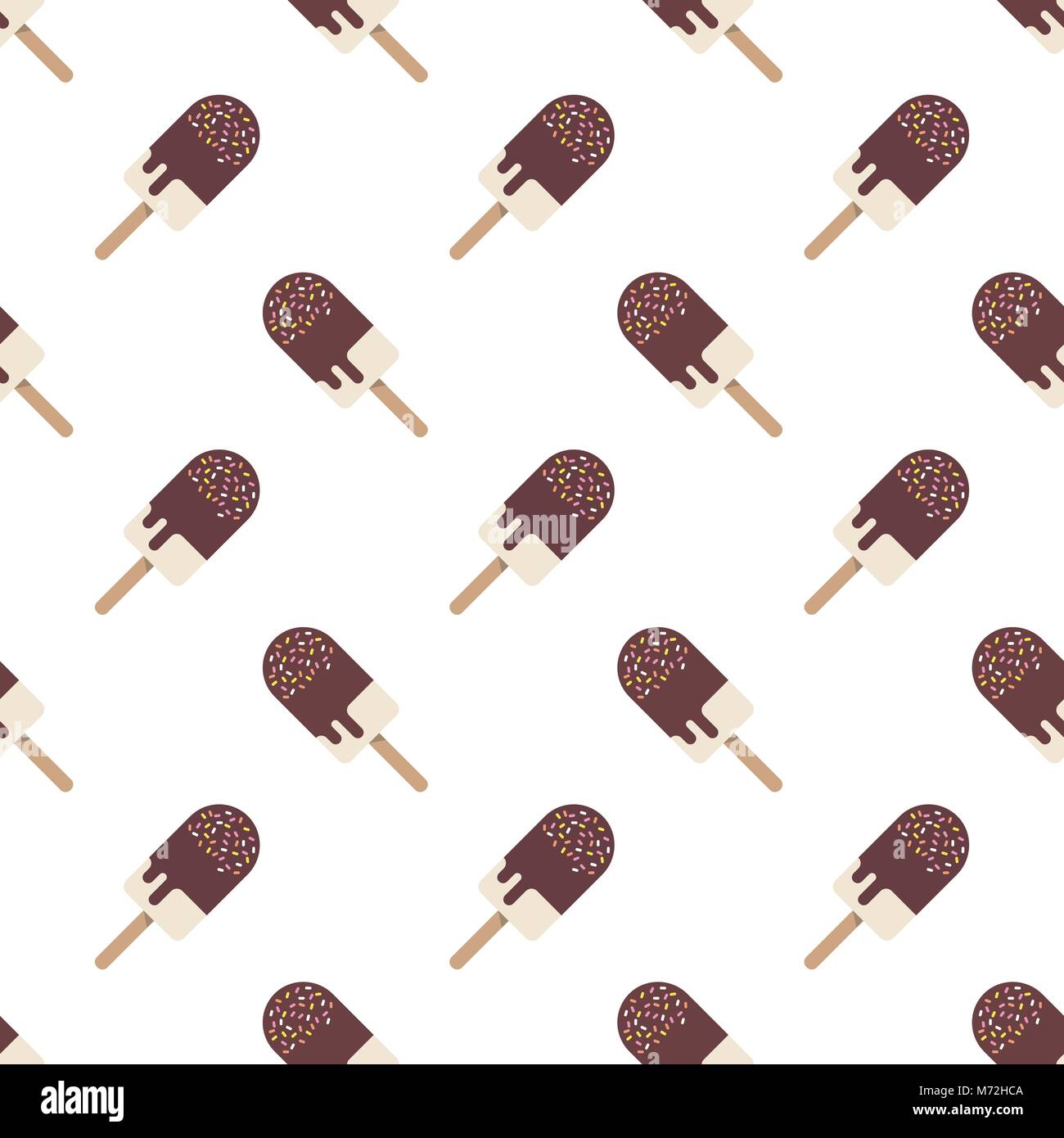 Seamless background image colorful watercolor texture popsicle pattern ...