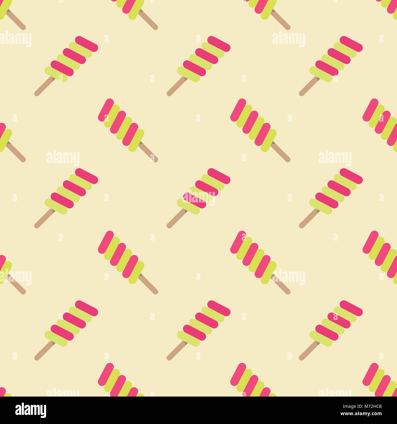Seamless background image colorful watercolor texture popsicle pattern ...