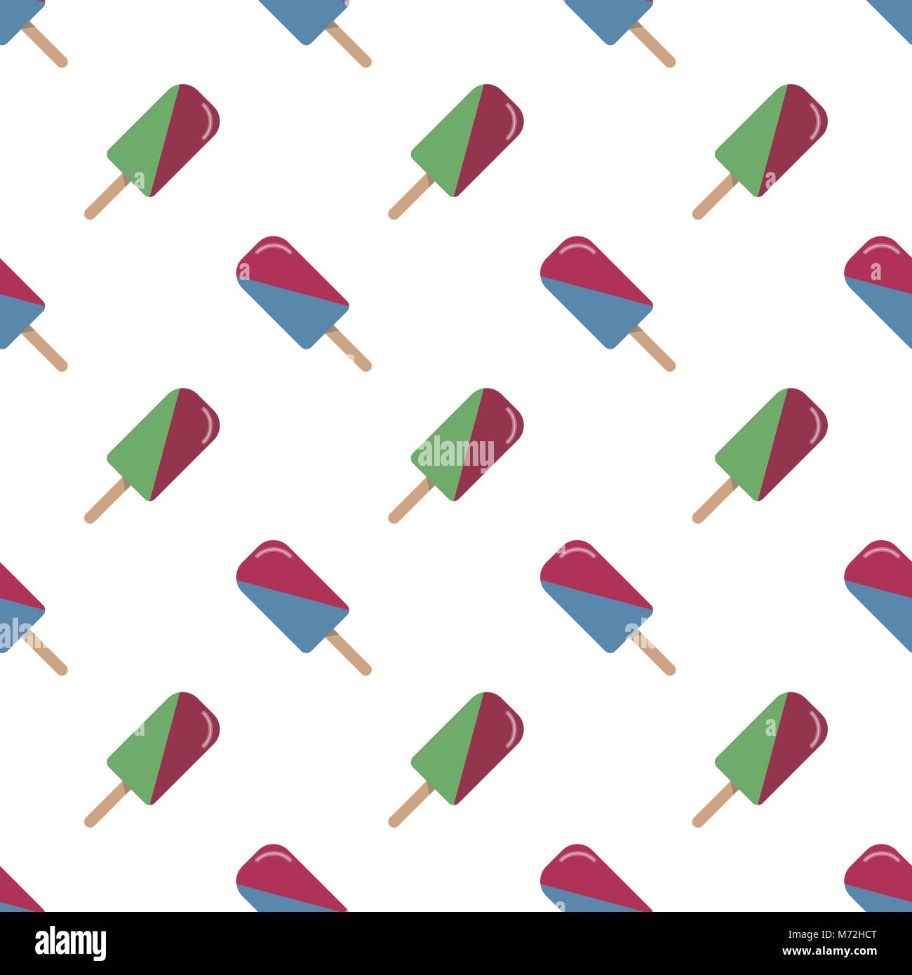 Seamless background image colorful watercolor texture popsicle pattern ...