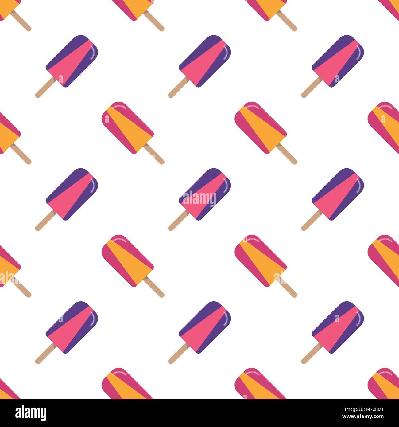 Seamless background image colorful watercolor texture popsicle pattern ...