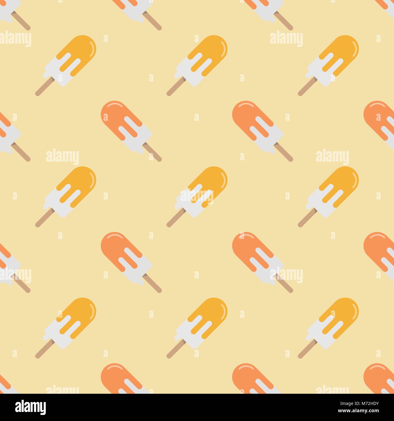 Seamless background image colorful watercolor texture popsicle pattern ...