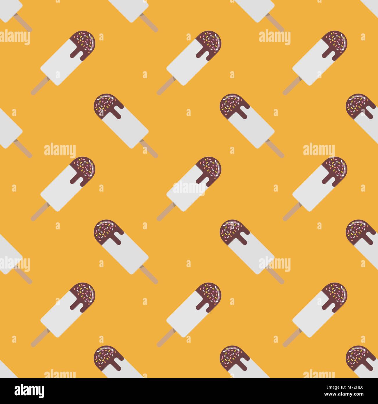 Seamless background image colorful watercolor texture popsicle pattern ...