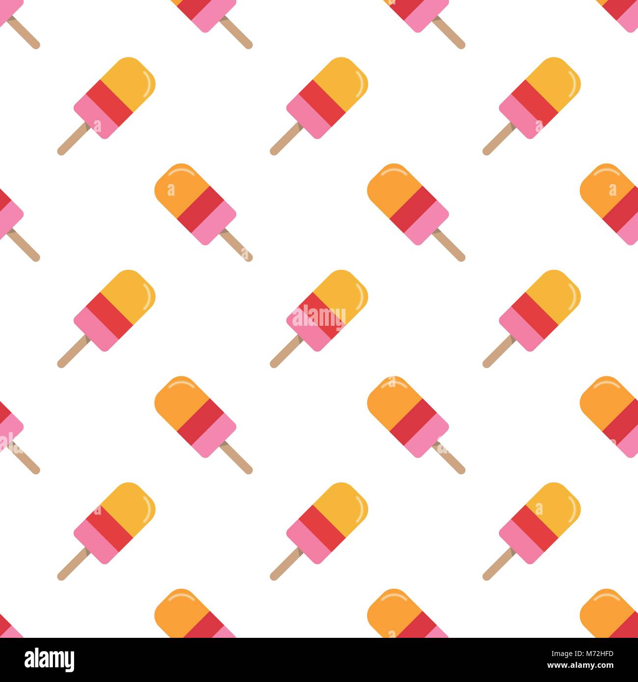 Seamless background image colorful watercolor texture popsicle pattern ...