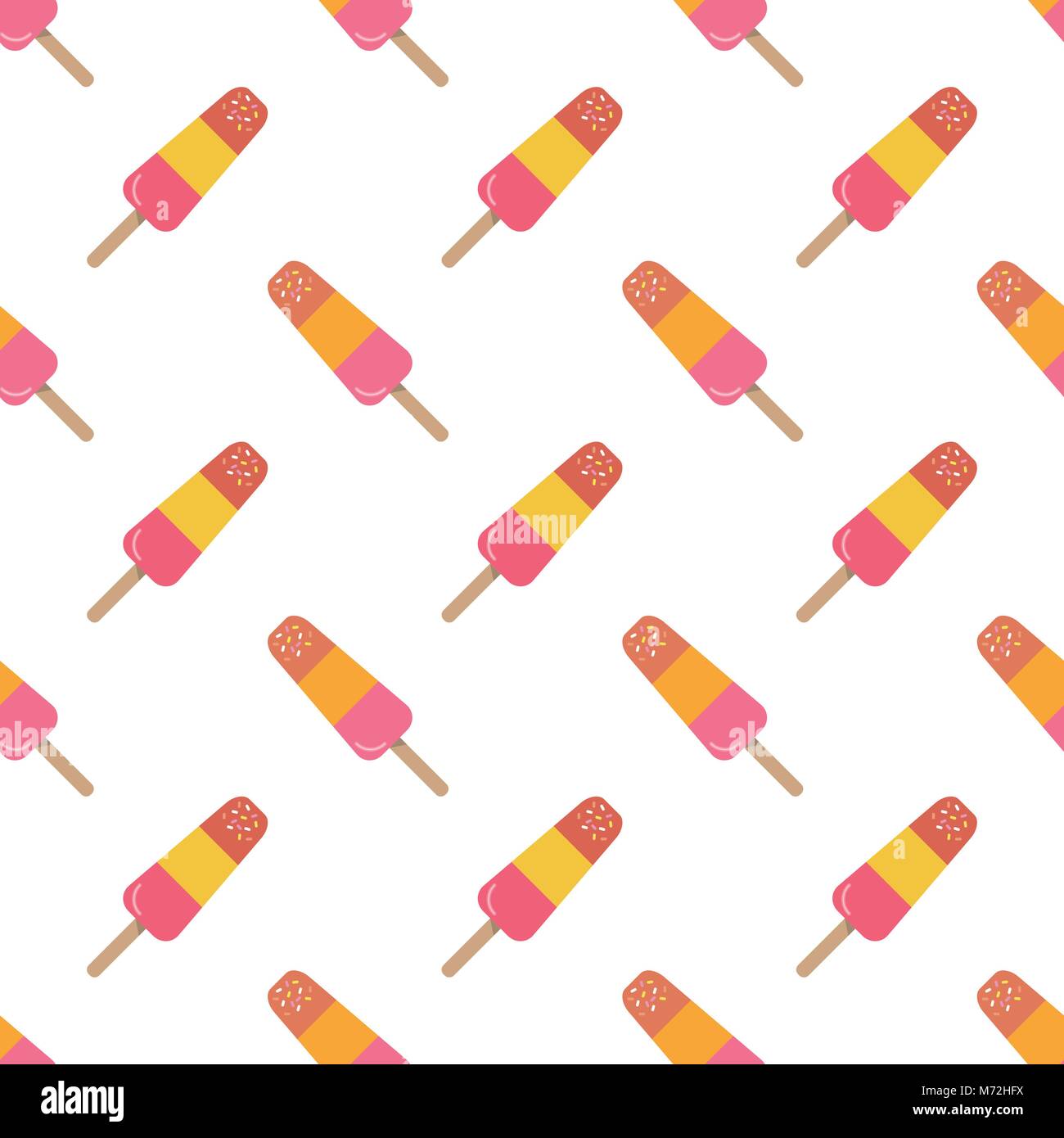 Seamless background image colorful watercolor texture popsicle pattern ...
