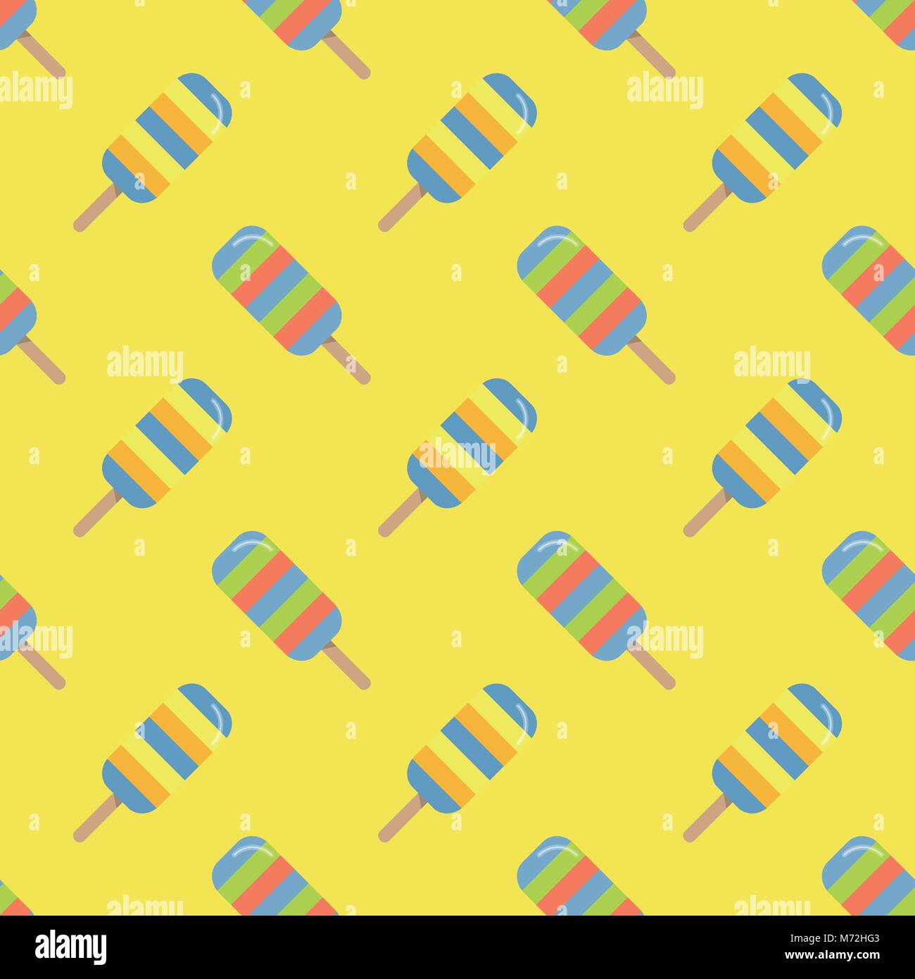 Seamless background image colorful watercolor texture popsicle pattern ...