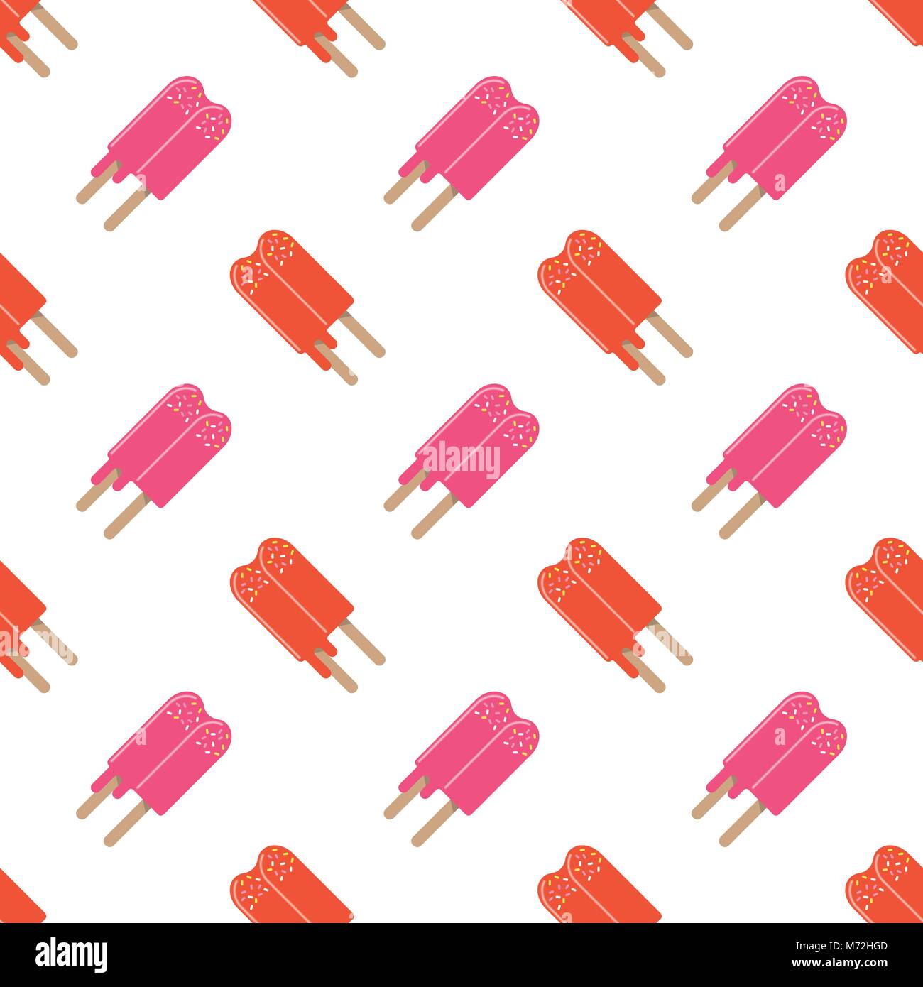 Seamless background image colorful watercolor texture popsicle pattern ...