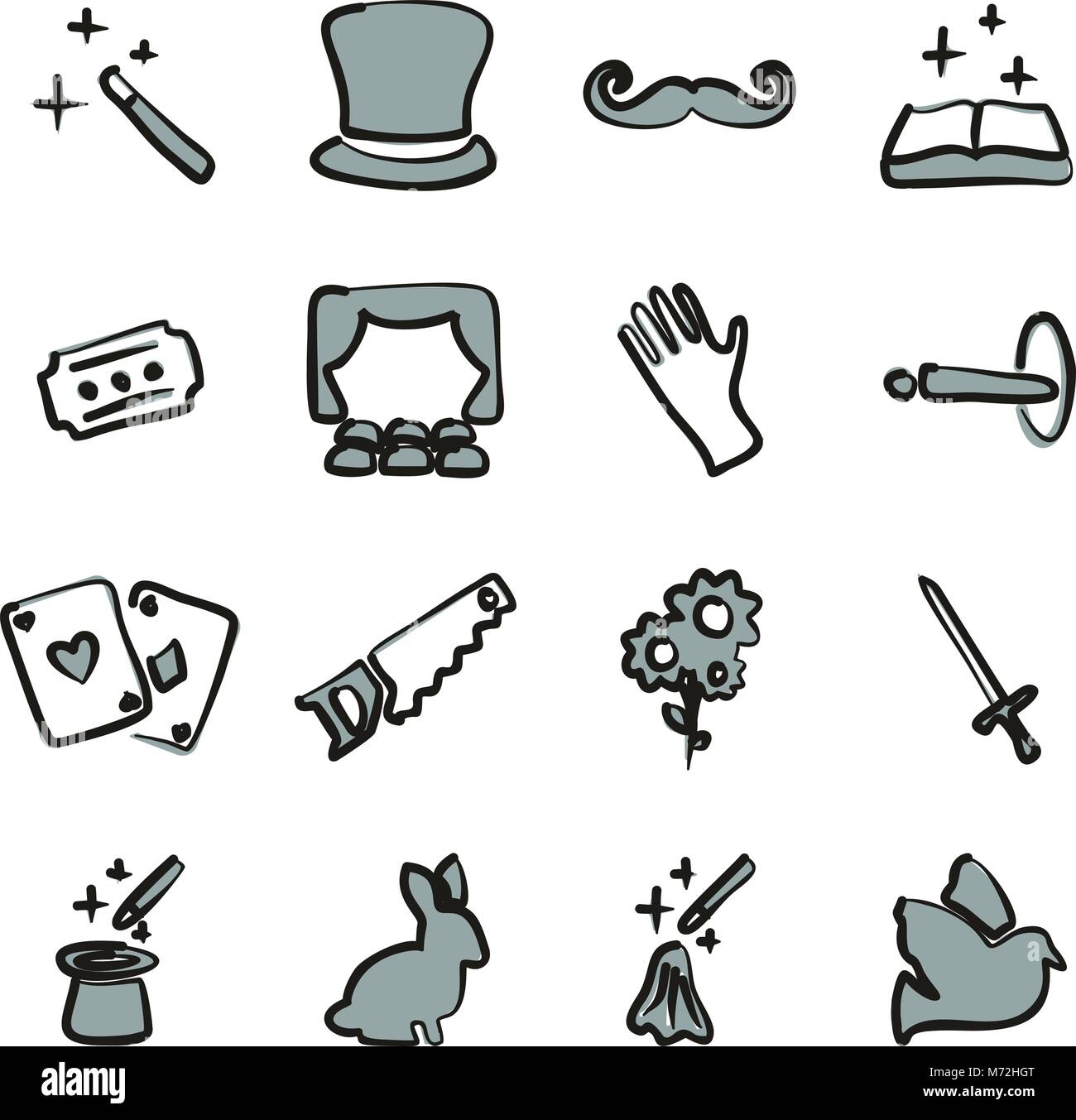 Rabbit bird illusion Stock Vector Images - Alamy