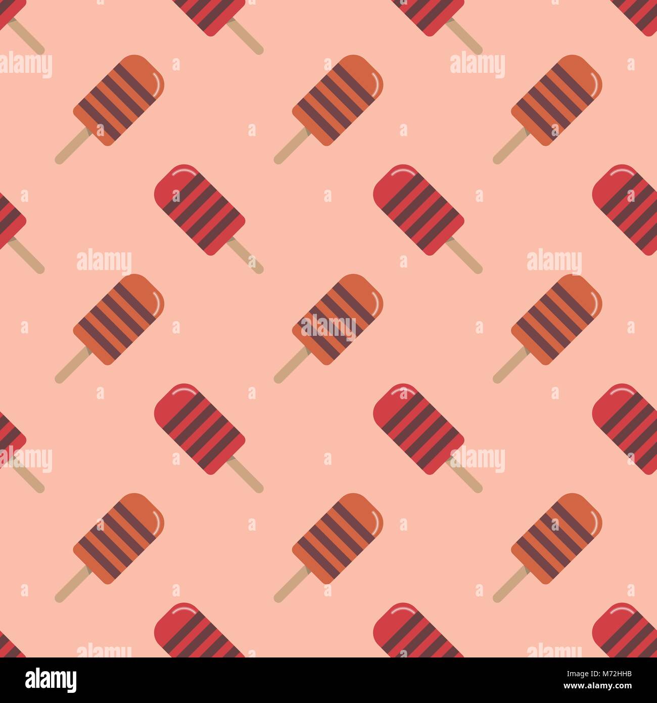 Seamless background image colorful watercolor texture popsicle pattern ...