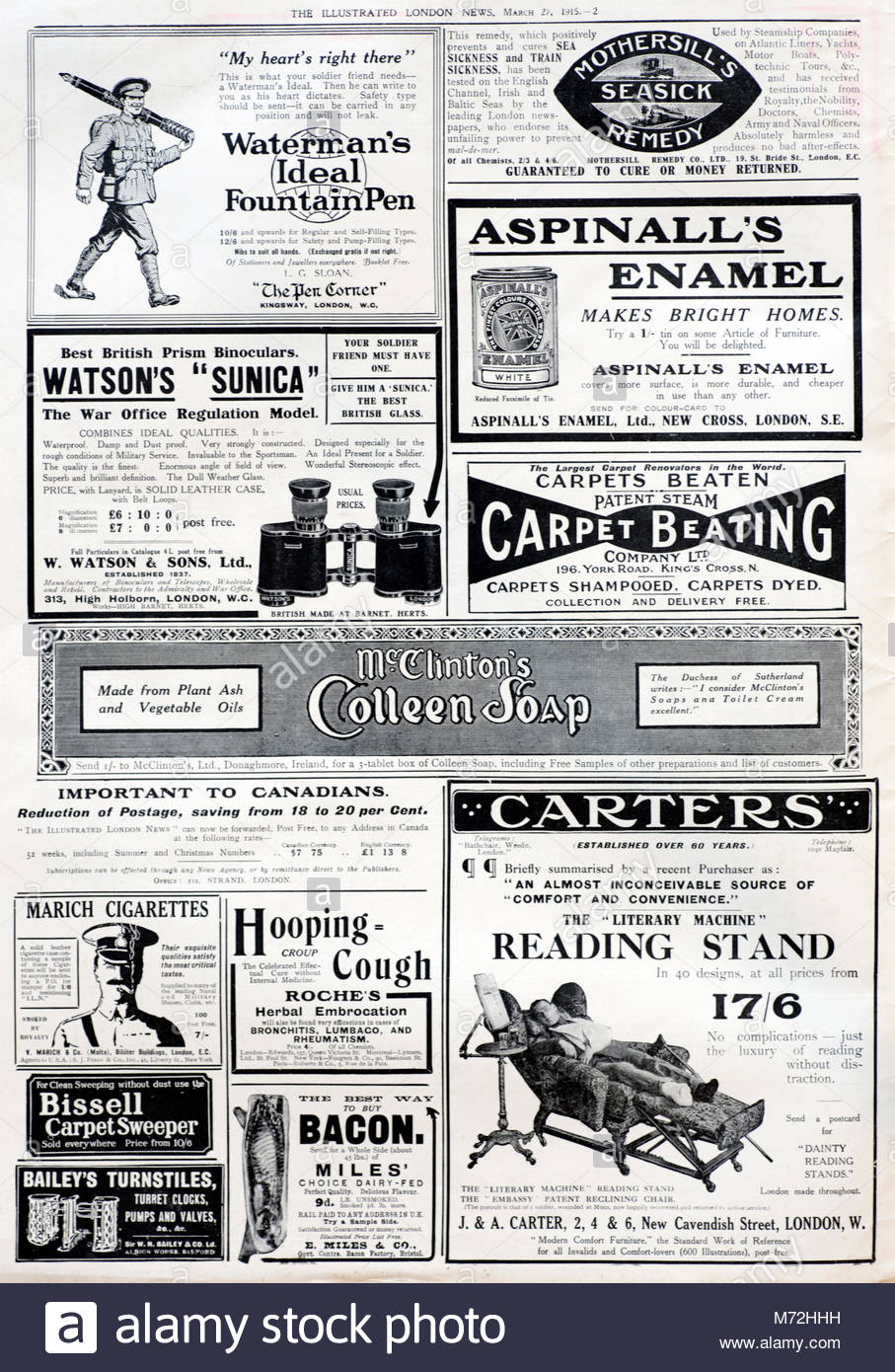 1900s Advertising Archive Stock Photos & 1900s Advertising Archive ...