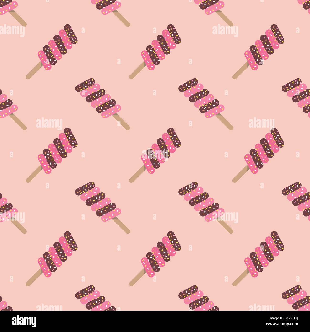 Seamless background image colorful watercolor texture popsicle pattern ...