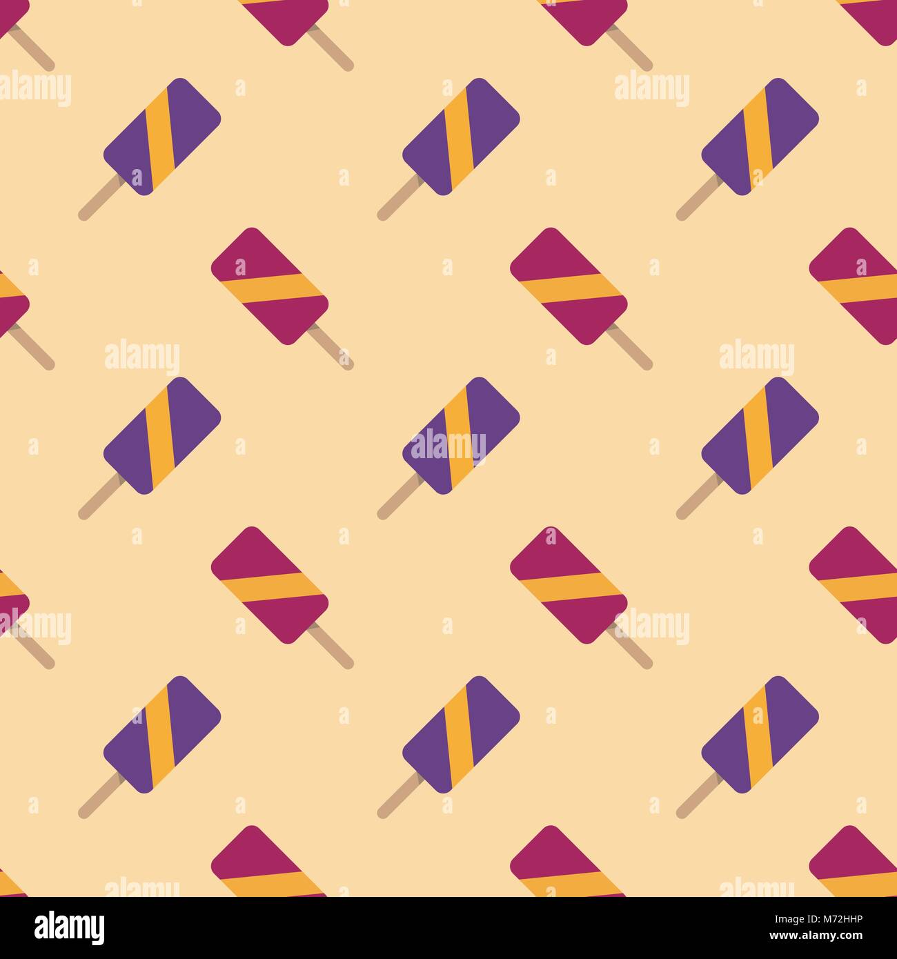 Seamless background image colorful watercolor texture popsicle pattern ...