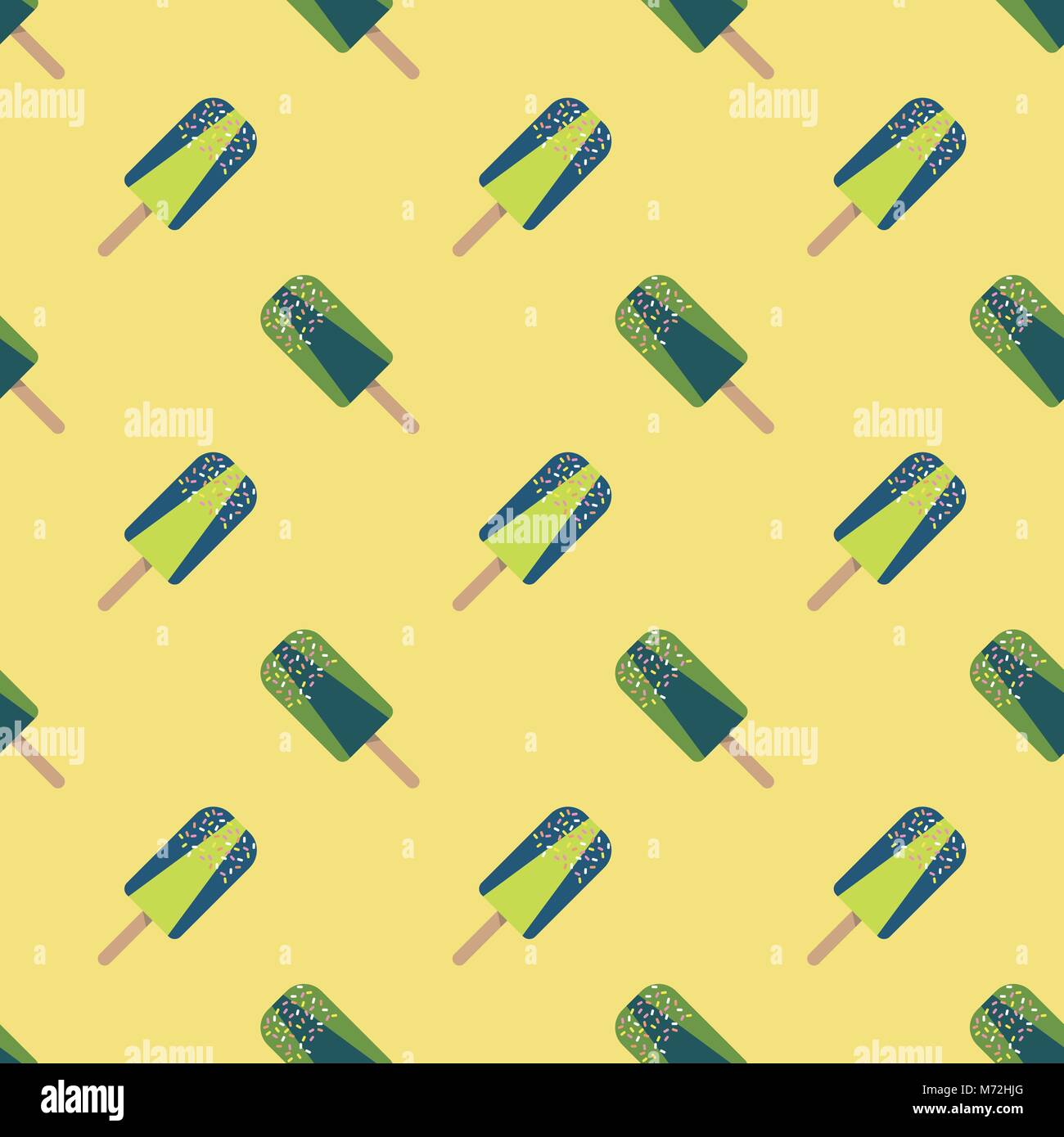 Seamless background image colorful watercolor texture popsicle pattern ...