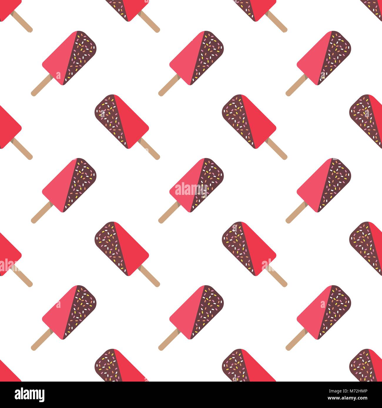 Seamless background image colorful watercolor texture popsicle pattern ...