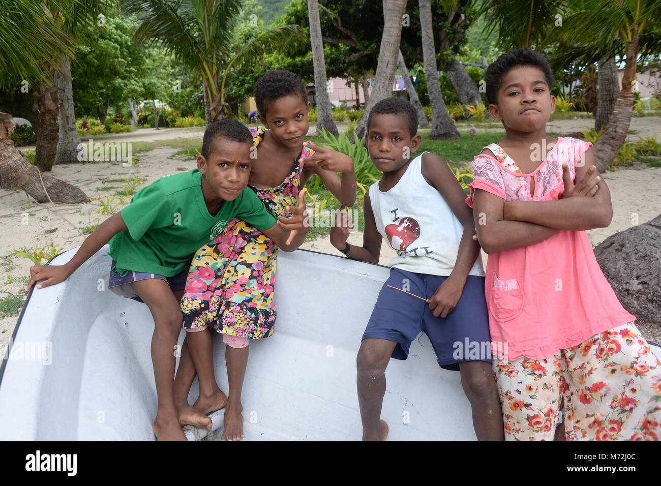 Fijian Children Playing High Resolution Stock Photography and Images ...