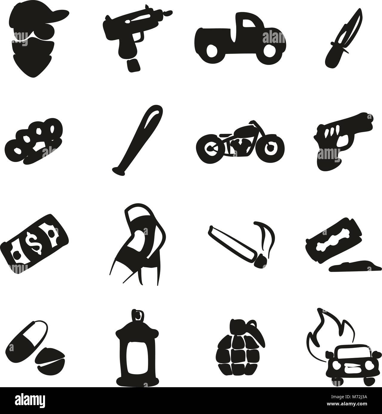 Gangster cigar gun car hi-res stock photography and images - Alamy