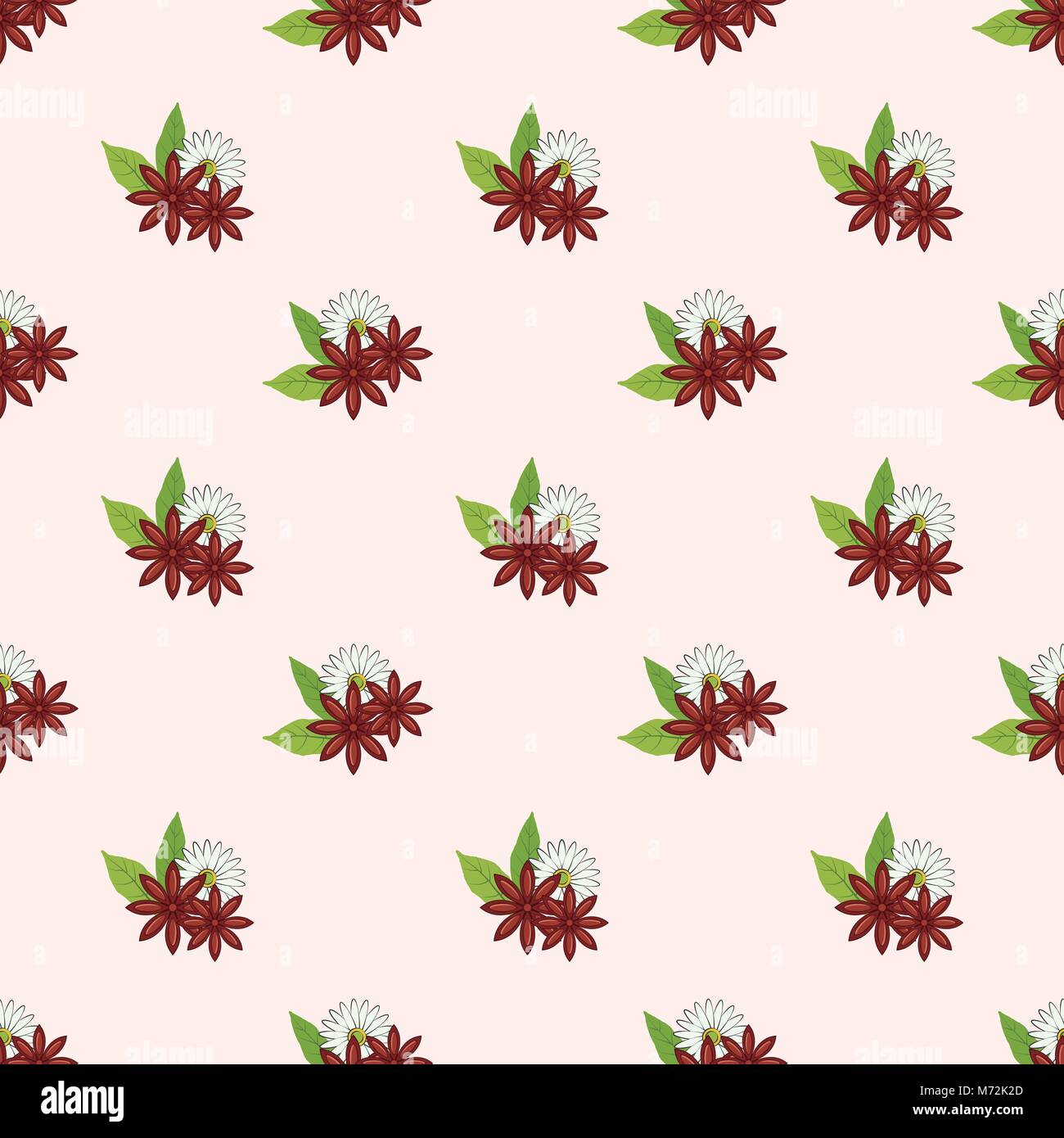 Seamless background image colorful vegetable food ingredient anise ...
