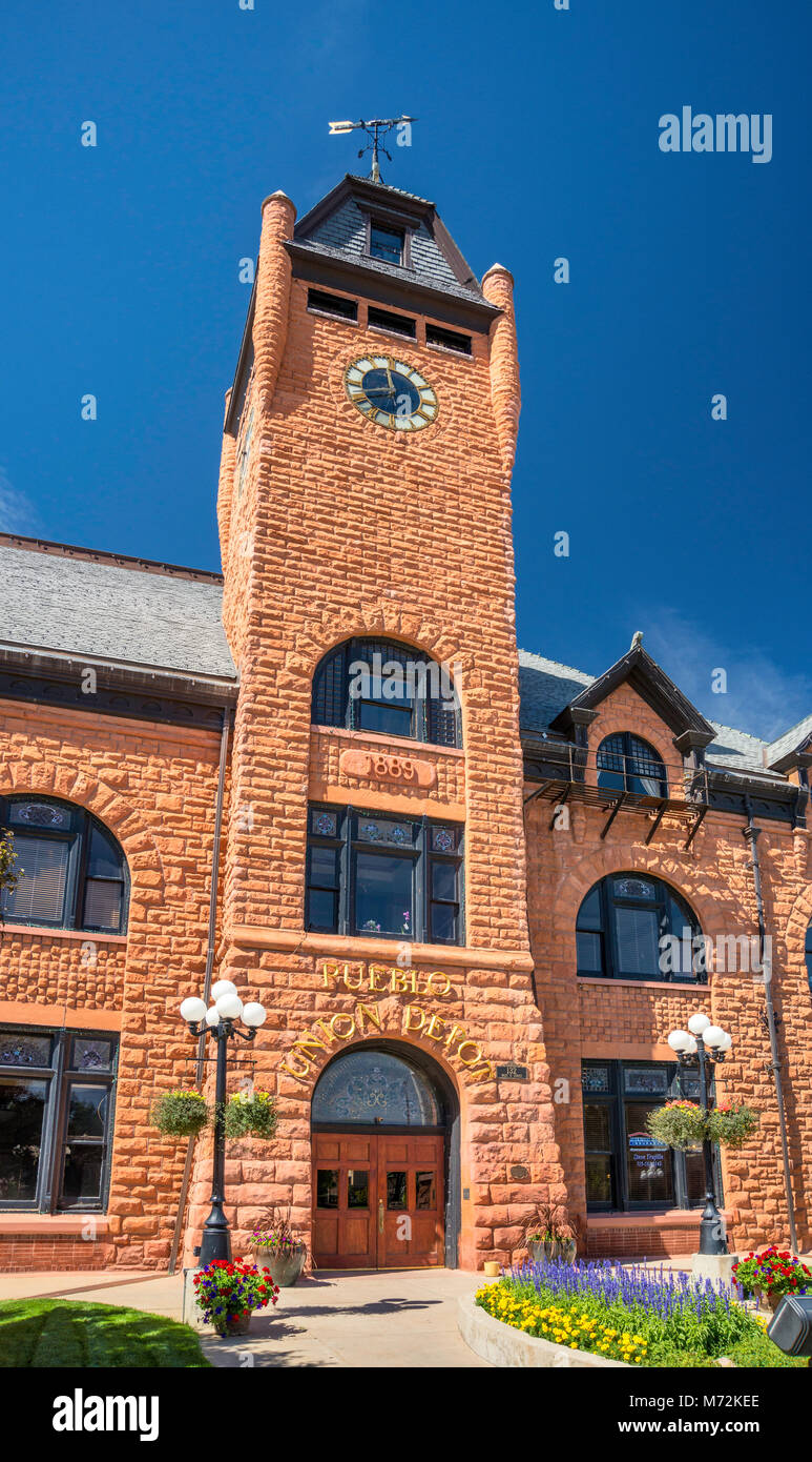 Union Depot, historic railway station, built in 1889, Union Avenue ...