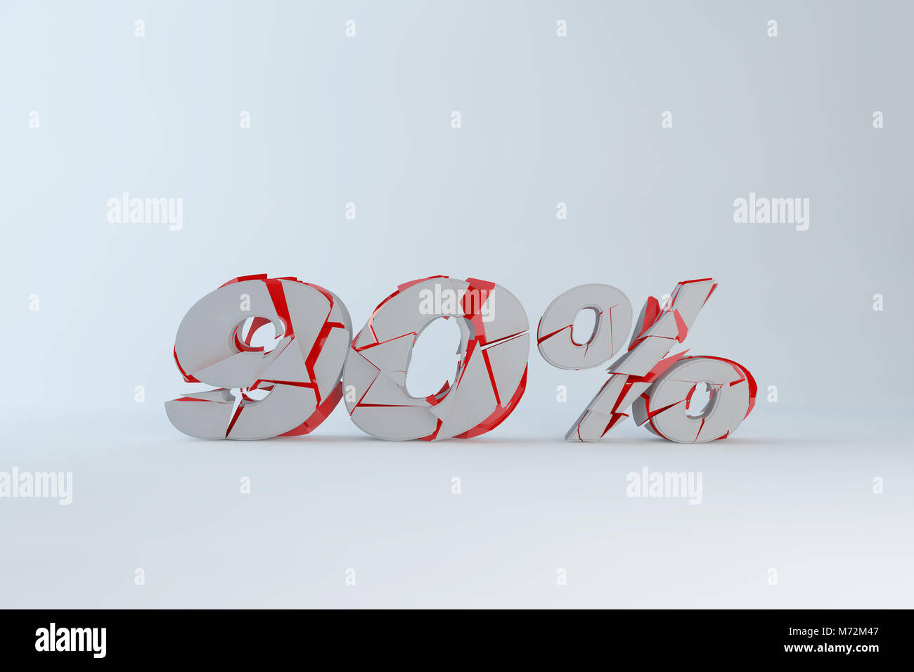 Broken text, artistic rock effect Stock Photo - Alamy