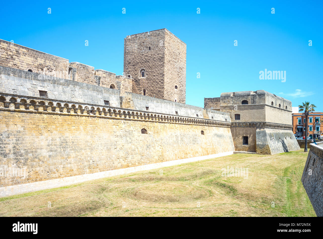 View of the norman swabian castle walls hi-res stock photography and ...