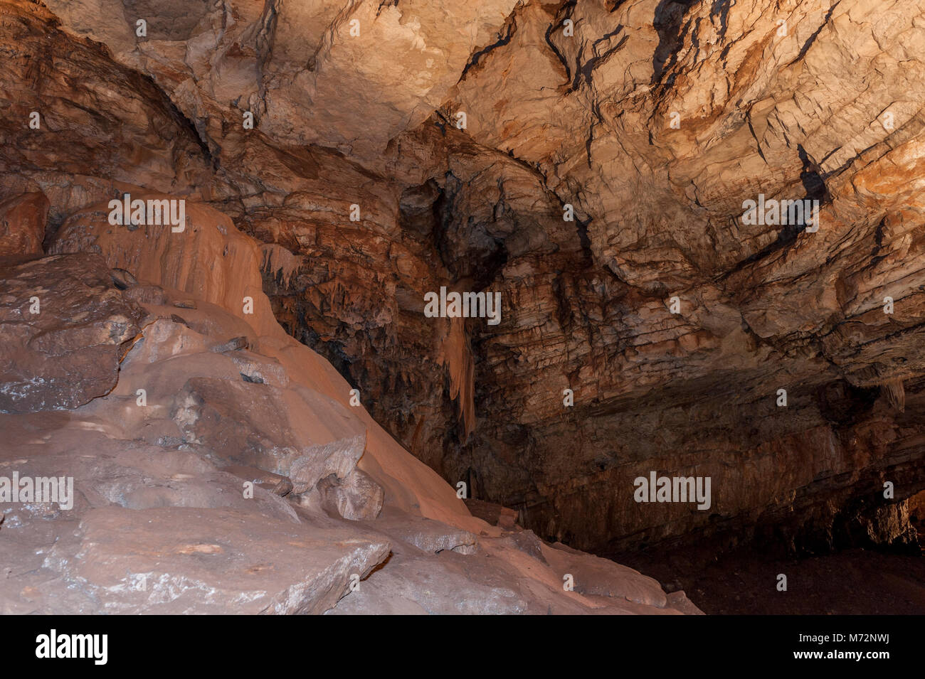 a visit inside the Vjetrenica caves in Bosnia and Herzegovina Stock ...