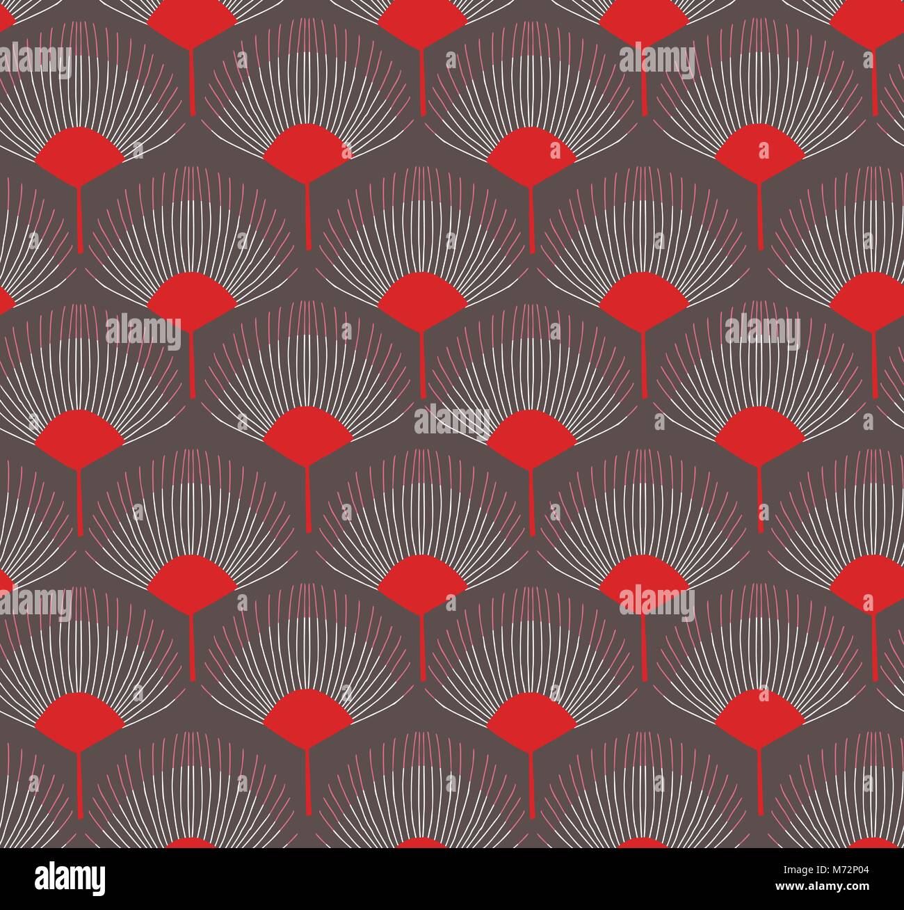 Japanese traditional retro wagara seamless pattern background garden ...