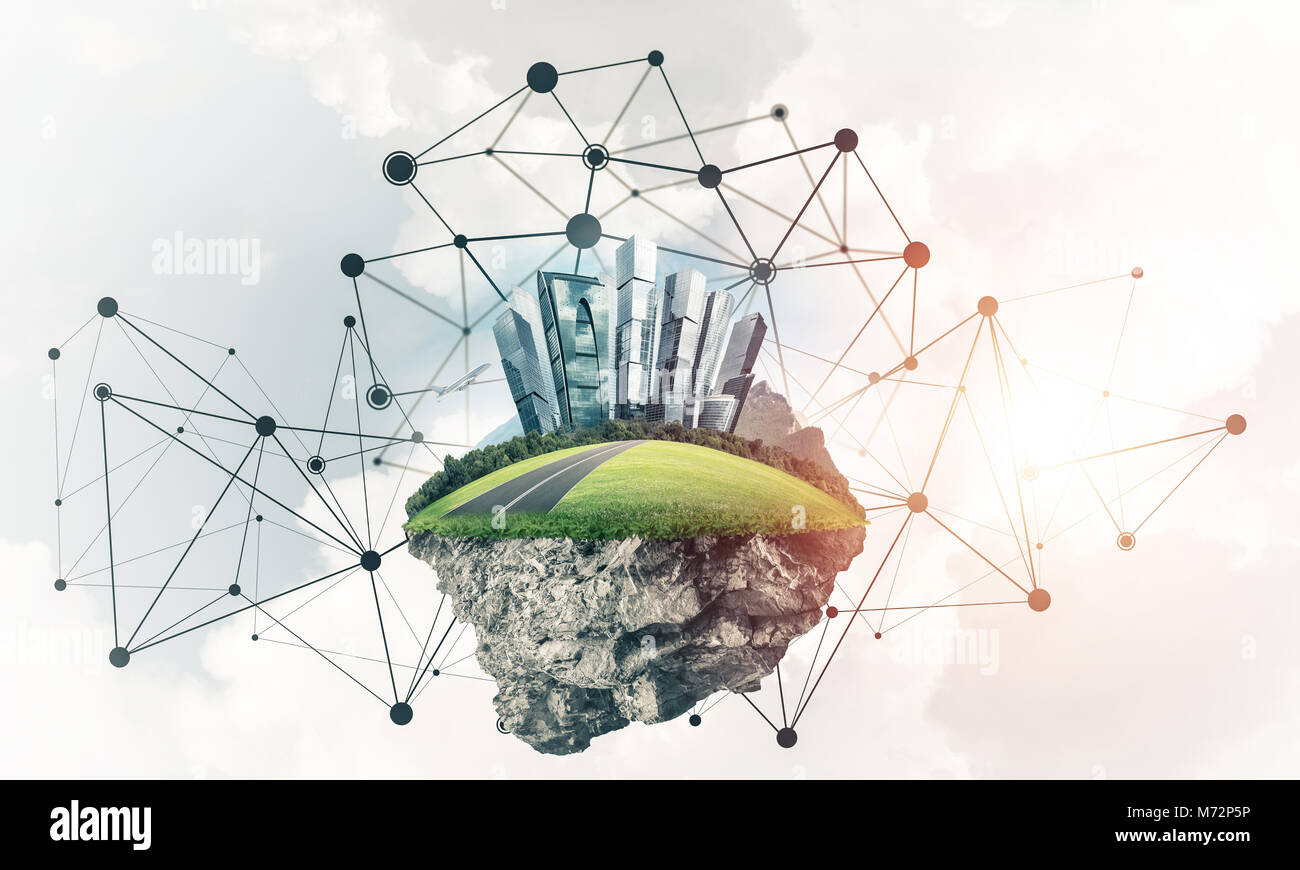 Levitating island hi-res stock photography and images - Alamy