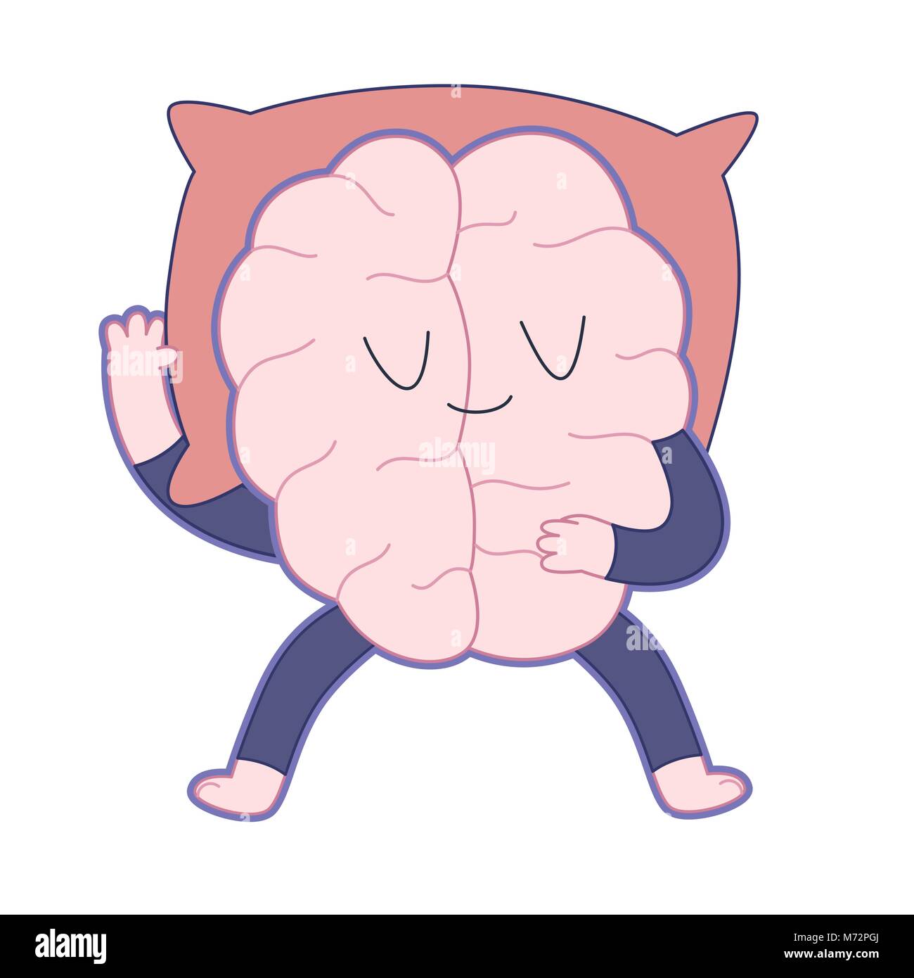 Brain activity while sleeping Stock Vector Images - Alamy